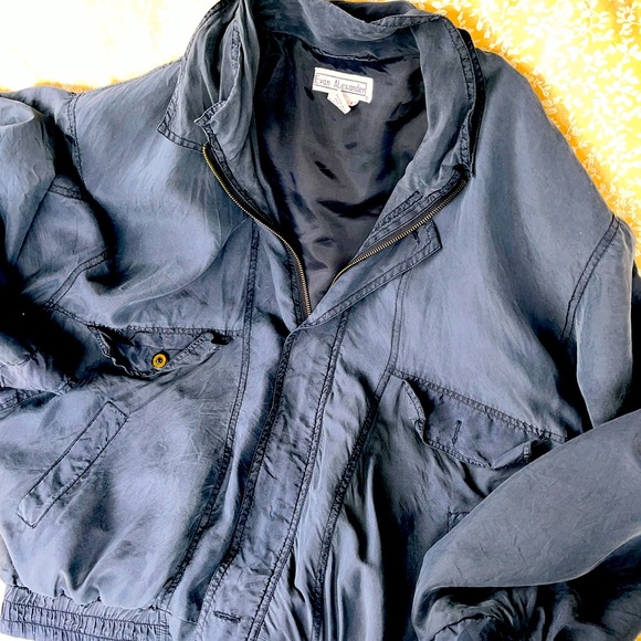 Evan Alexander | Jackets & Coats | Vintage Silk Womens Bomber Jacket ...